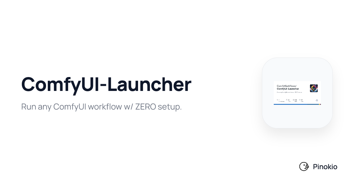ComfyUI-Launcher on Pinokio